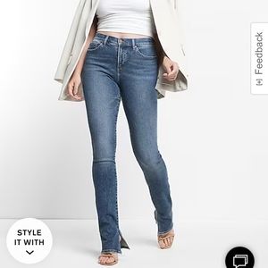 Express | Jeans | Mid Rise Medium Wash Skyscraper Jeans | Poshmark
